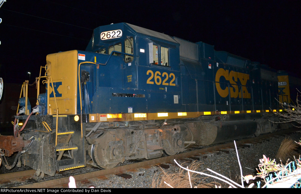 CSX GP38-2 2622 trails on C764-11